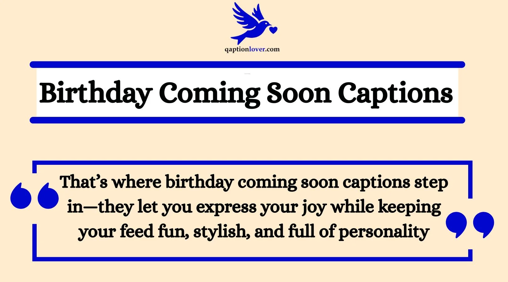 Birthday Coming Soon Captions
